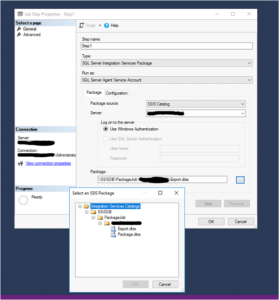 How to automate SSIS packages in SSMS – Marked Code