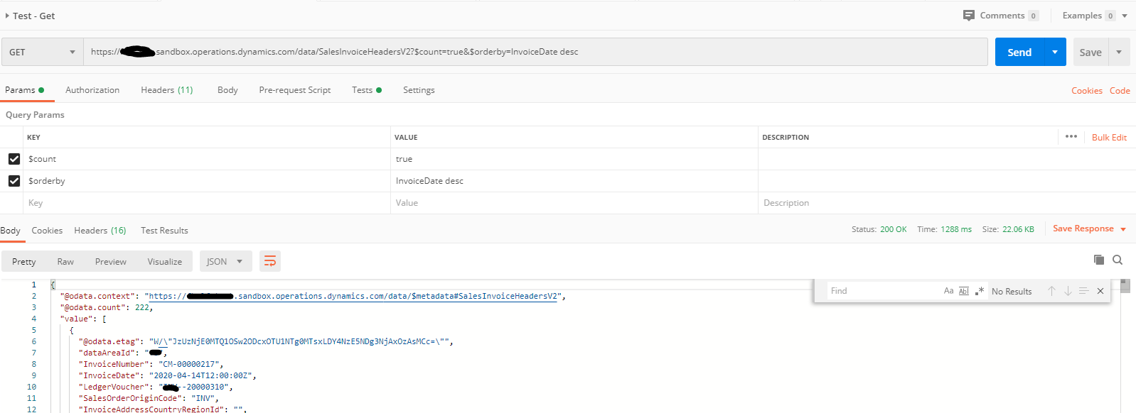 Filter D365 Entities with OData – Marked Code