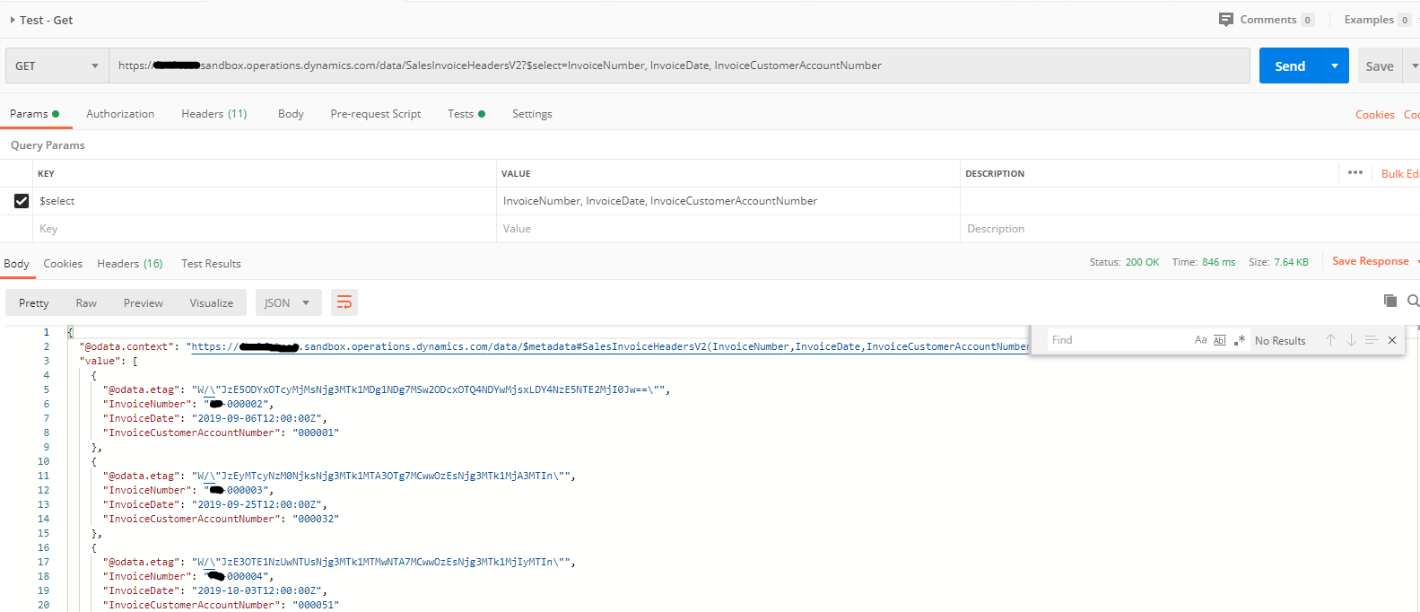 Filter D365 Entities with OData – Marked Code