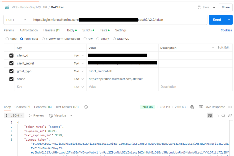 Using the Fabric API for GraphQL – Marked Code